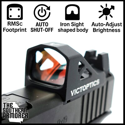 3 MOA Red Dot Micro Reflex Sight RMSc RCR RMS SMS ROMEO ZERO RD3-018 ...