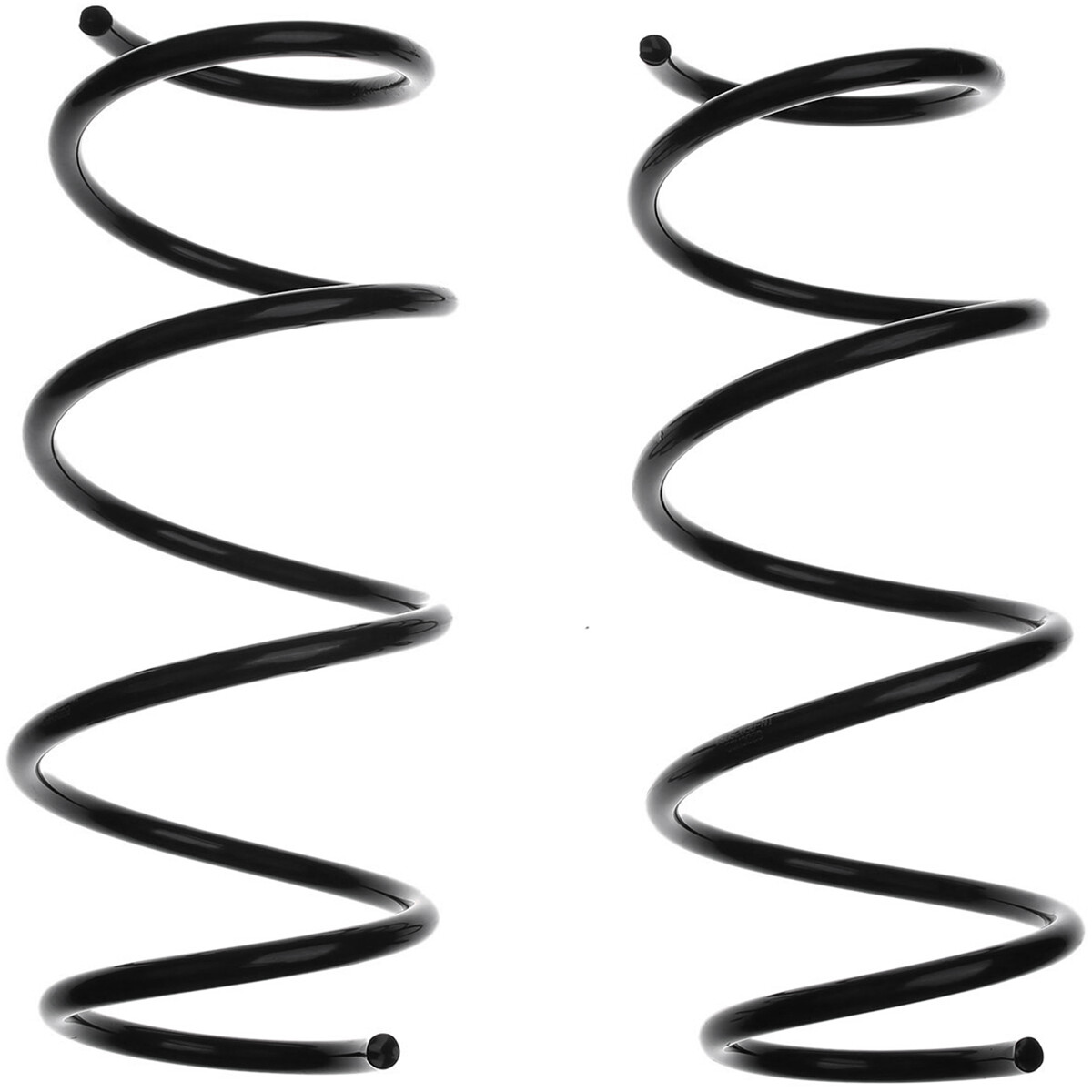 2x Front LH & RH Coil Springs for Nissan Micra K12 Series 2007-2010 1 ...