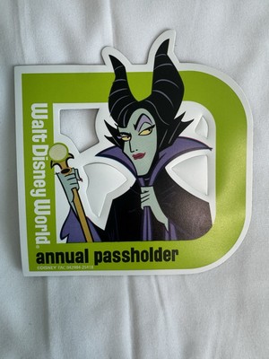 Authentic 2025 Walt Disney World Annual Passholder Exclusive Maleficent ...