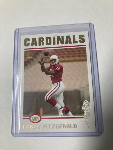 LARRY FITZGERALD 2004 Set Break Topps Football GOLD RC Card #360 ...
