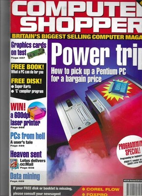 COMPUTER SHOPPER BRITAINS BIGGEST SELLING COMPUTER MAGAZINE # 80 ...
