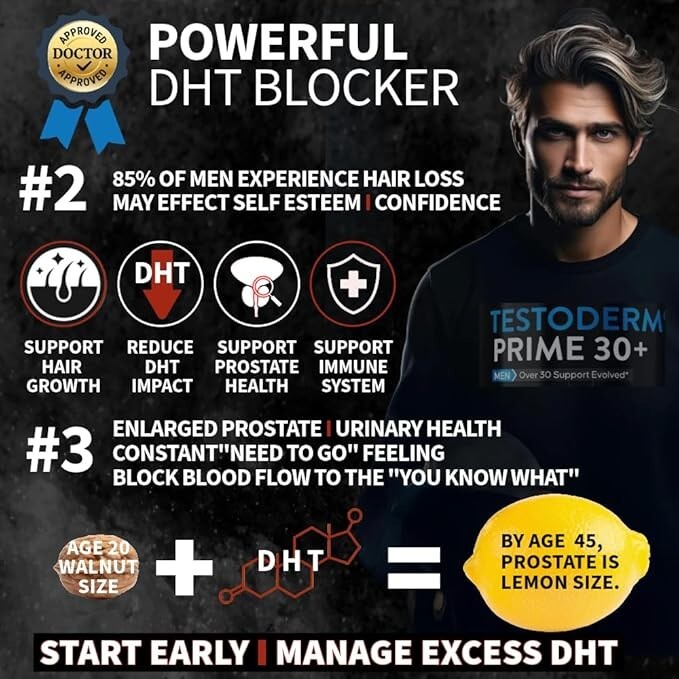 DHT Blocker - Testosterone Booster - Men's Vitality & Performance ...