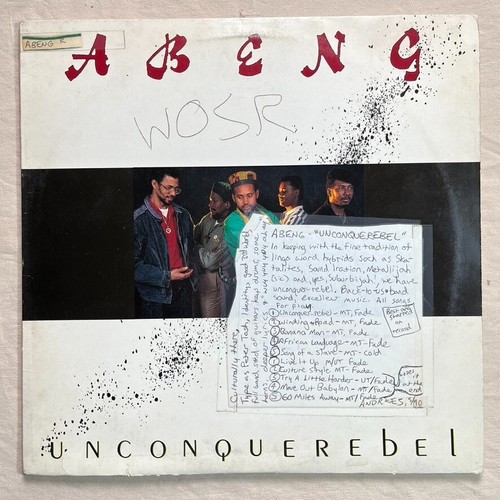 ABENG Unconquerebel 1989 Vinyl LP Strata Records STRLP-001 - VG+ | eBay