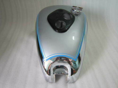 Triumph T90 5T Speed Twin Chrome Silver Painted Petrol Fuel Gas Tank ...