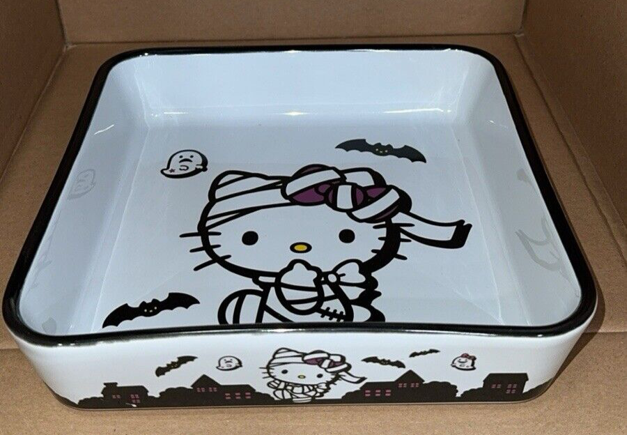 Hello Kitty Mummy Halloween White Square Ceramic Baking Dish - NEW | eBay