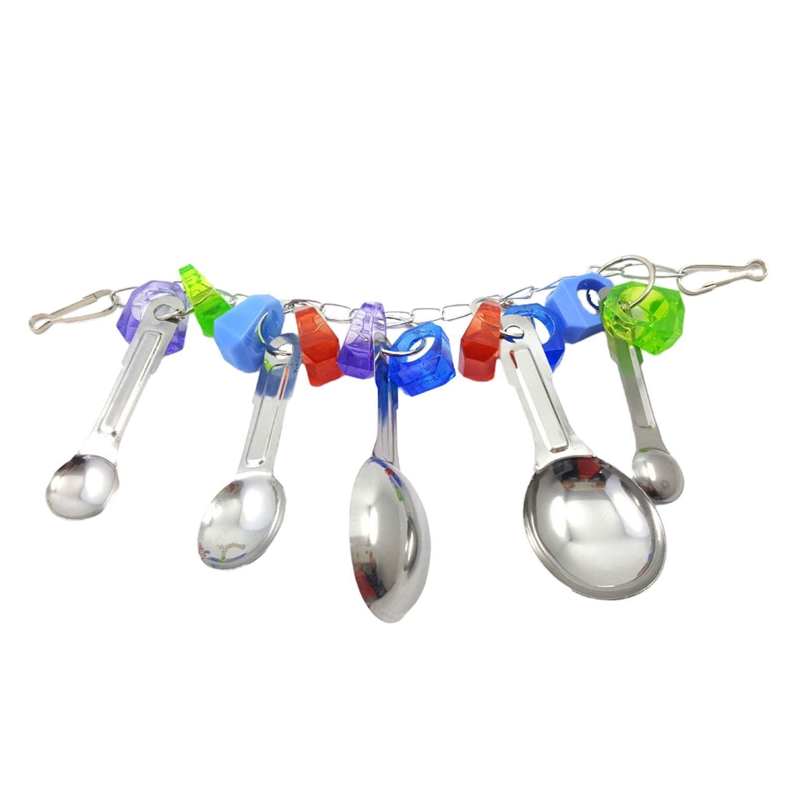 Parrot Toy Bird Toy Parrots Large Spoon Rings for Lovebirds Parakeets ...
