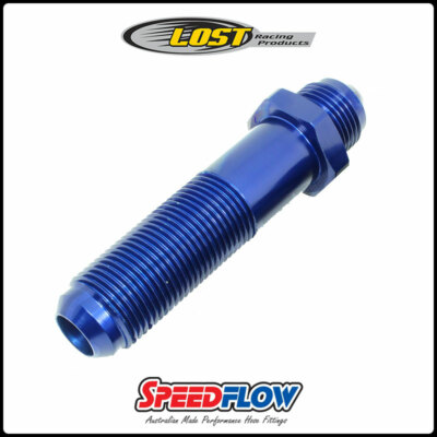 Speedflow -10 AN Extra Long Bulkhead Billet Aluminium Fitting 832-10-XL ...