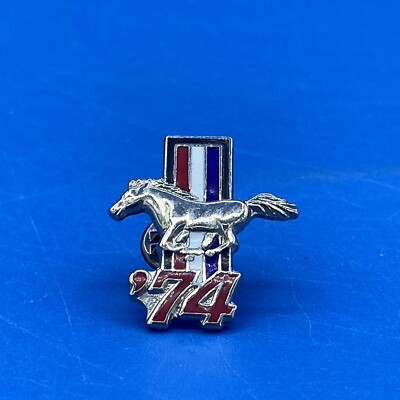 '74 1974 Ford Mustang Logo Pin Tie Tac Lapel Pin Hat Pin | eBay