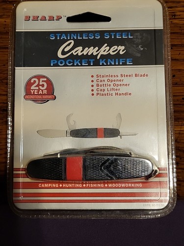 Sharp Brand Camper Pocket Knife | eBay