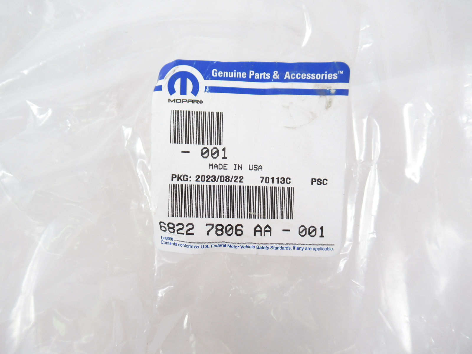 Genuine OEM Mopar Ram 68227806AA Radiator to Condenser Mount Bracket 6 ...