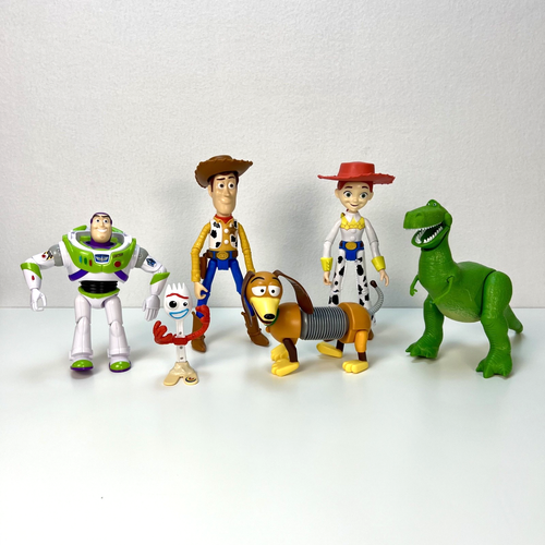Disney Pixar Toy Story LOT of 6 Action Figures 2017 Slinky Rex Buzz ...