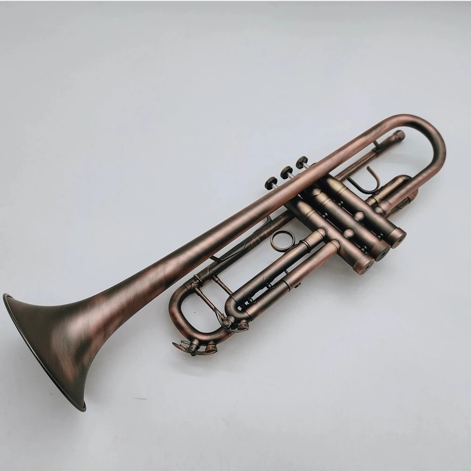 Professional Performance Trumpet Bb Antique Copper Trumpet Brass ...
