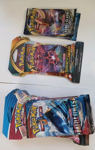 Pokémon SWSH 2020 booster pack lot battle Styles / darkness Ablaze ...