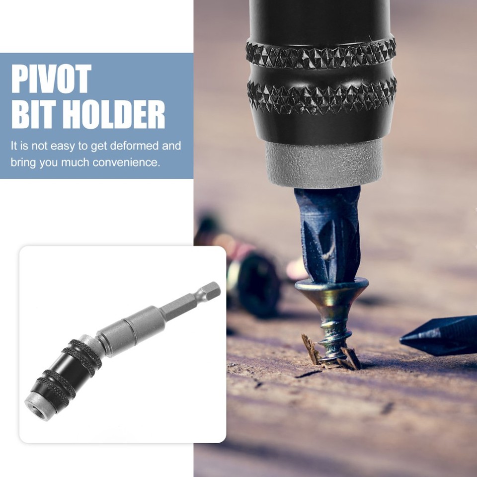 2 Pcs Electric Drill Driver Extension Rod Screw Bit Holder Locking | eBay