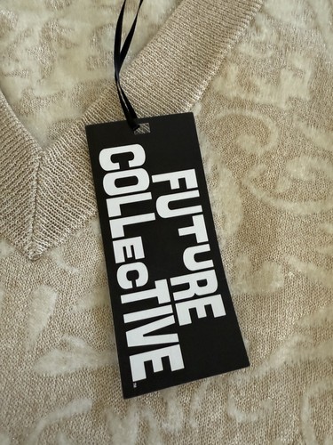 Future Collective Sweater Cream Color Size XXS | eBay