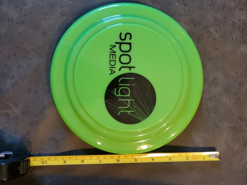 Frisbee Green Spot Light Media | eBay