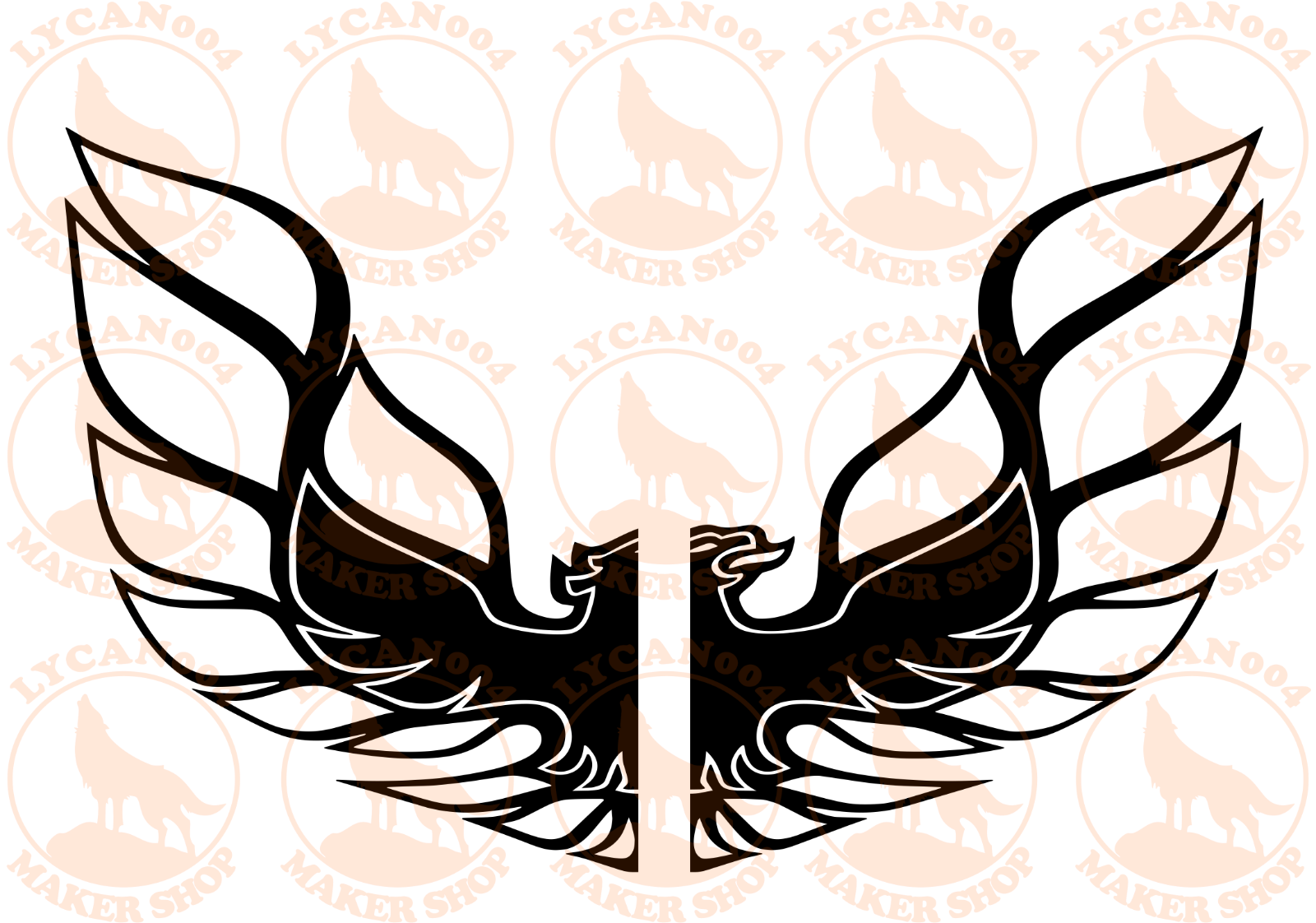 T-Top Firebird Vinyl Decal - Fits 4th Gen 93' to 02' Firebird/Trans-AM ...