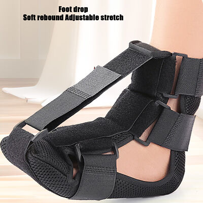 Adjustable Plantar Fasciitis Night Splint Brace Foot Drop Orthotic ...