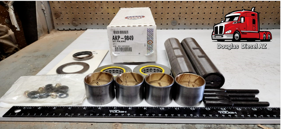 KING PIN KIT (1.870in x 9.120in/Bronze Bushing) PAI# AKP-9849 Ref ...
