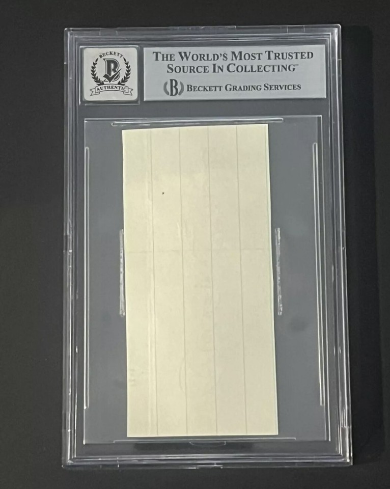 MICKEY MANTLE GEM MINT 10 SIGNED AUTO SLAB YANKEES BECKETT BAS ...