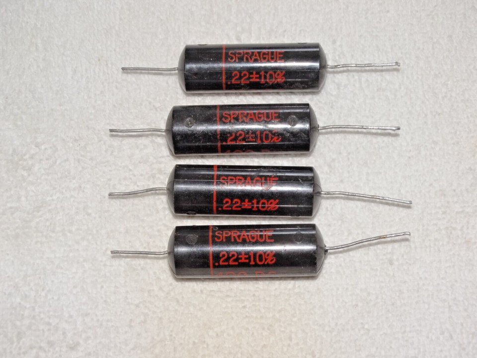 4 - Sprague Black Beauty Capacitor Pulls .22 400v 160P Tone Cap #4 | eBay