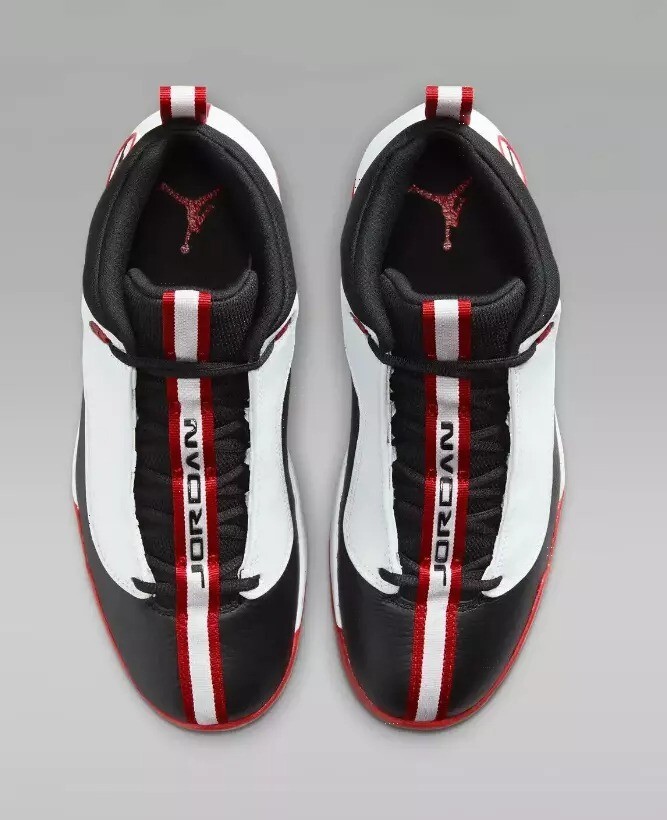 Jordan Men's Jumpman Pro Quick White/Black/Red Basketball Shoes Size 9 ...