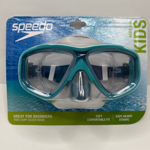 Speedo Kids' Surf Gazer Swim Mask - Ceramic/Clear - Ages 3 - 6 ...