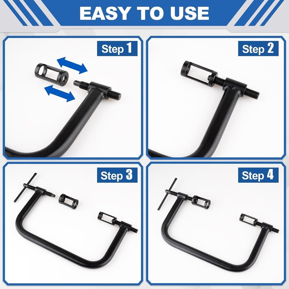 Valve Spring Compressor Set, 12PCS Valve Spring Clamp Removal Tool with ...