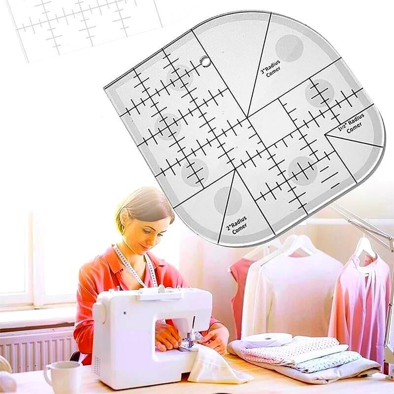 Acrylic Curved Ruler for Sewing Quilting Craft Projects UK | eBay UK