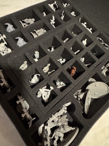 D&D/ Pathfinder/Fantasy RPG random minis used lot with Battlefoam ...