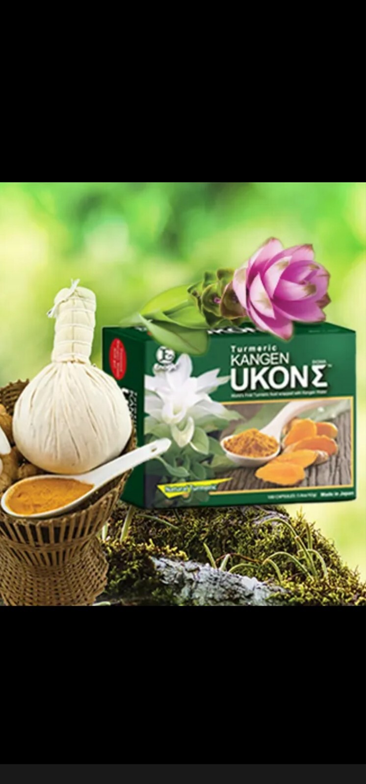 Enagic Turmeric Kangen Ukon Organic Multivitamins Vegeterian Capsules ...