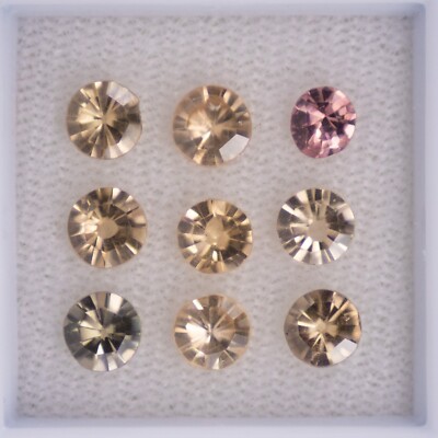 3.40ct Yellow Spinel Set | eBay