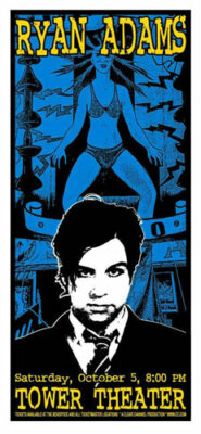 Ryan Adams Concert Poster 2003 Philadelphia | eBay