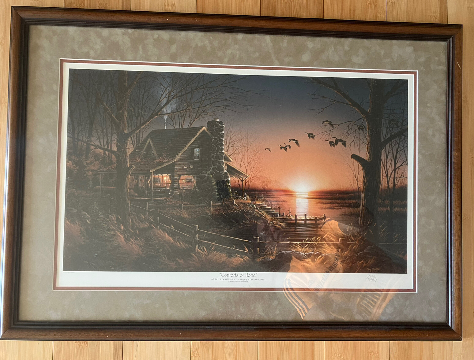 Terry Redlin Comforts of Home Framed Signed Numbered Print #12262 Of ...