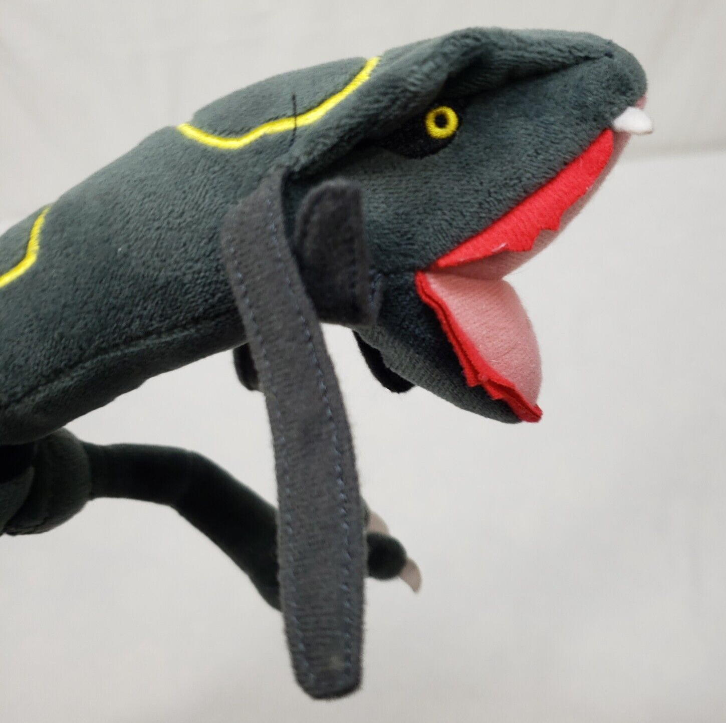 Pokemon Shiny Rayquaza Plush 32" Long Poseable Black Stuffed Animal ...