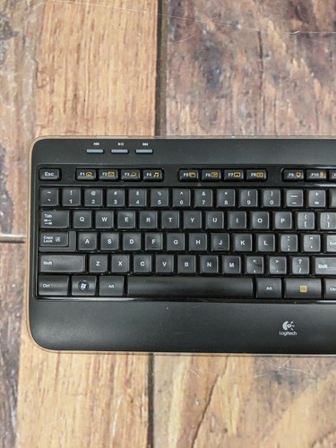 Logitech K520 Wireless Keyboard no USB Receiver TESTED | eBay