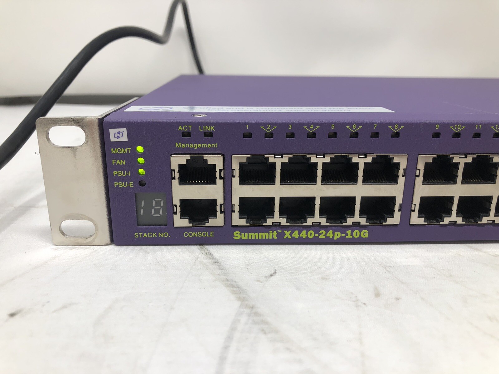 Extreme Networks Summit X440-24p-10g Switch (Part #16508) | eBay