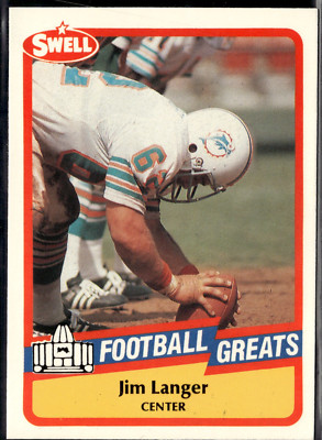 1989 Swell Greats #140 Jim Langer | eBay
