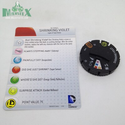 Heroclix Superman and Legion set Shrinking Violet #103 Limited Edition ...