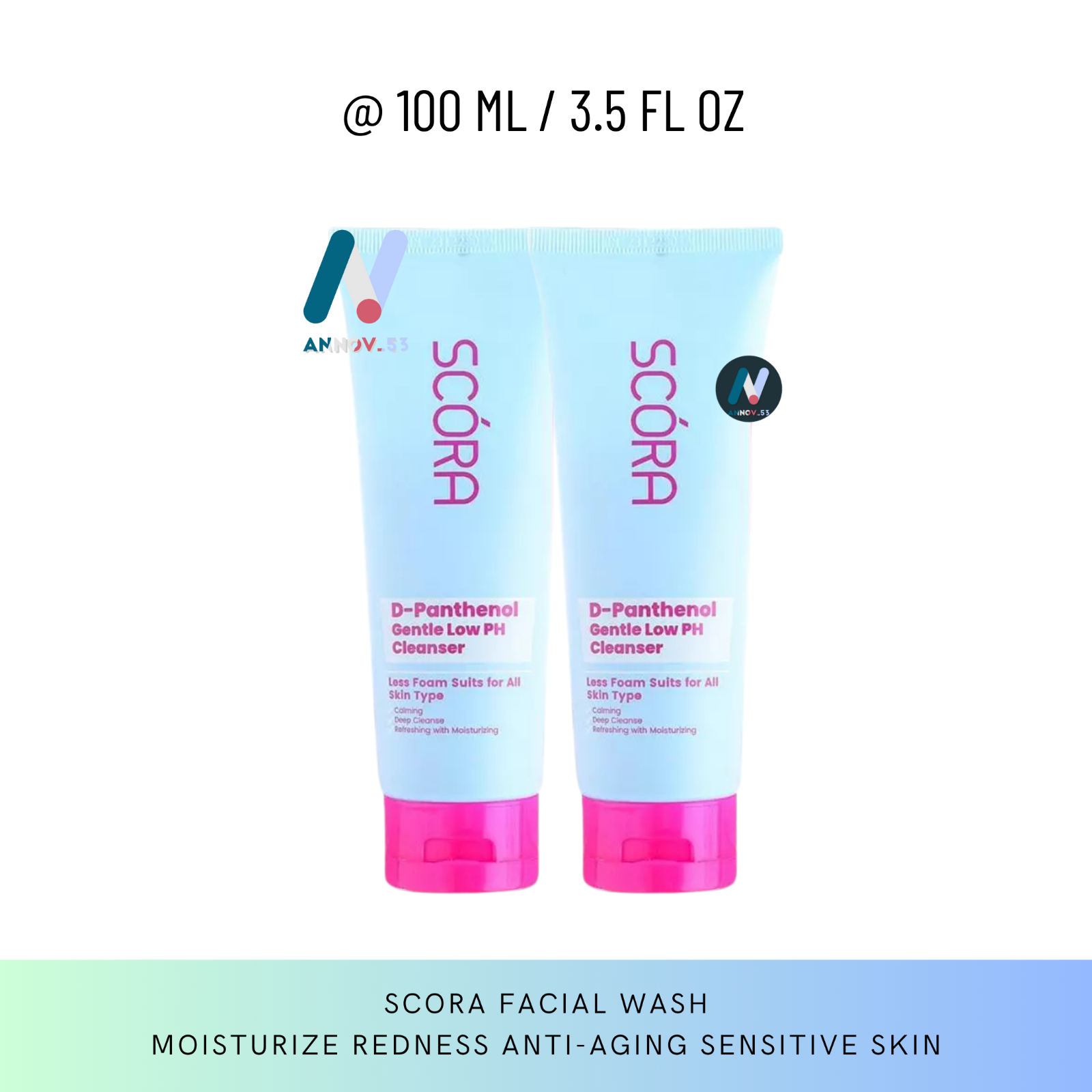 SCORA Facial Wash Moisturize Redness Hydrated Anti-Aging Sensitive Skin ...