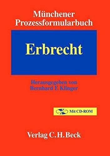 Münchener Prozessformularbuch Bd. 4: Erbrecht Buch 9783406504099 | eBay