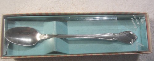 1 baby new Oneida Lasting Rose Oneidacraft Infant Feeding Spoon in box ...