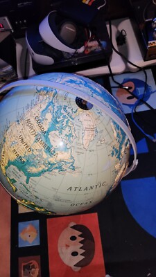 NYSTROM FIRST GLOBE 16" Double Axis Contoured Relief Globe 1998 | eBay