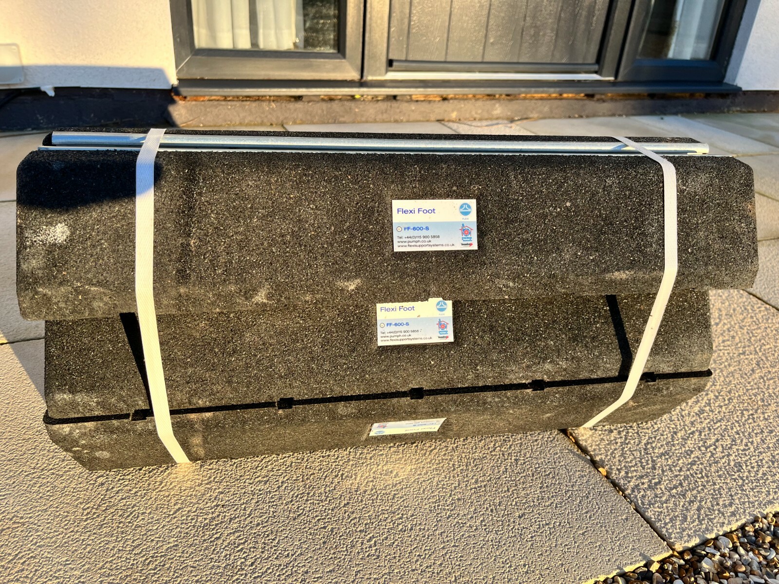 Flexi-foot Support 500mm Low Profile With 41x21mm Strut Rubber Foot ...