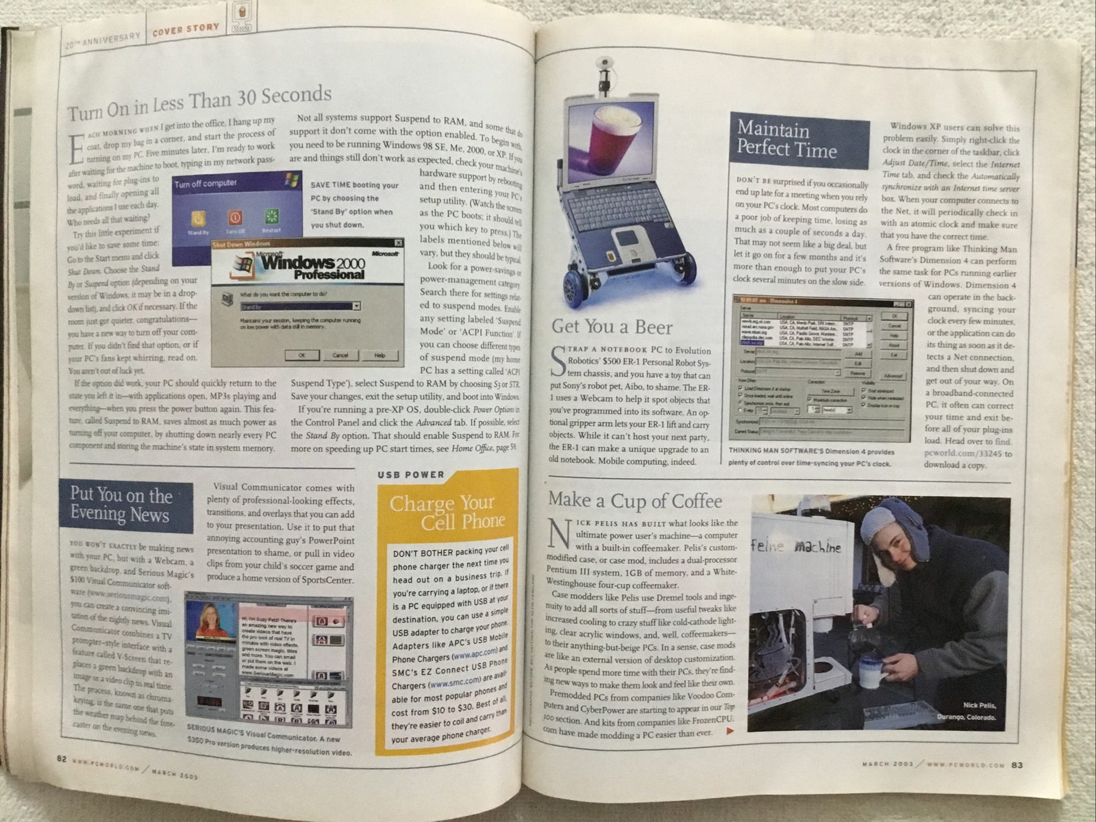 PC World Magazine March 2003 Special 20th Anniversary Issue PC’s ...