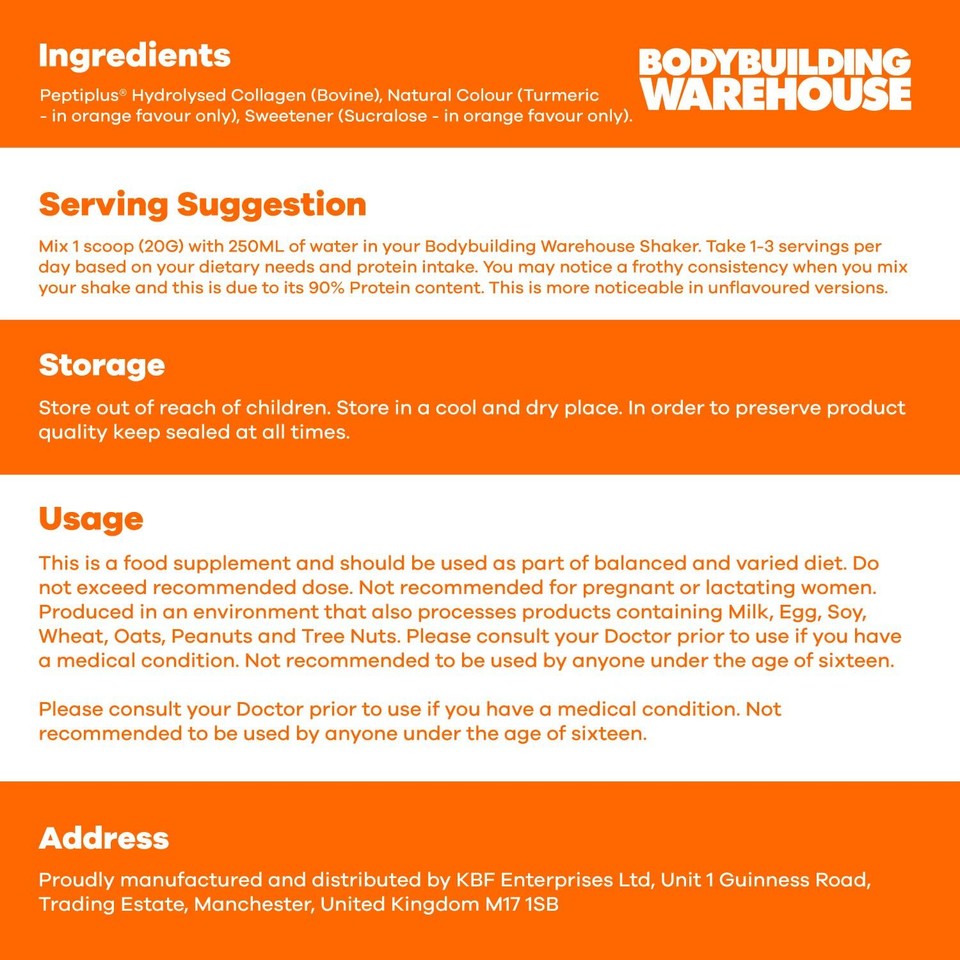 Pure (Peptiplus®) Hydrolysed Collagen Peptides | eBay UK