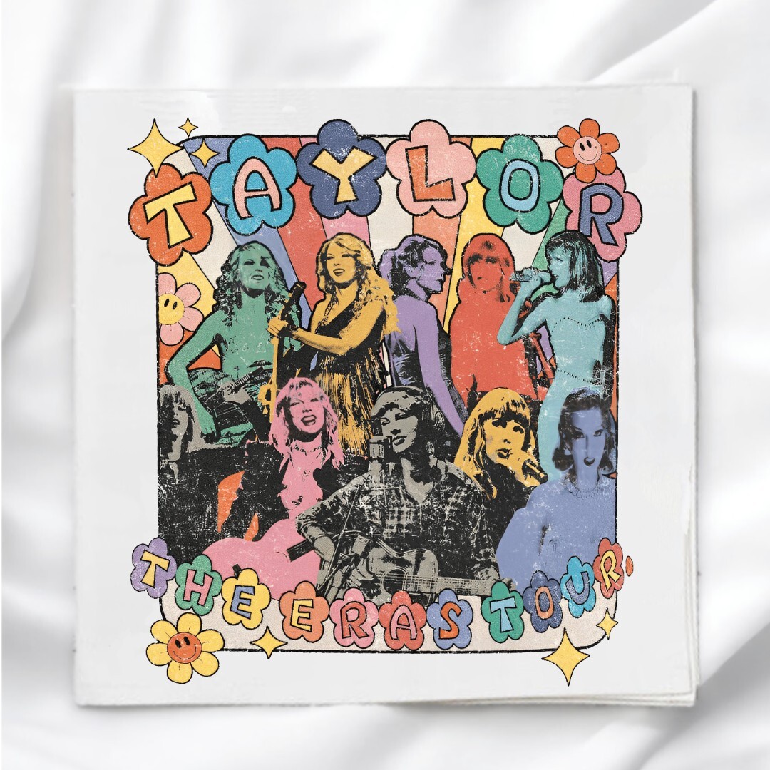 Taylor Swift Fabric Square 8x8 " Quilt Block Panel Sewing Quilting Crafting