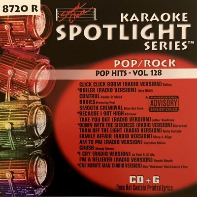 SOUND CHOICE SPOTLIGHT KARAOKE - POP HITS - V128 - SC8720R - AFROMAN ...
