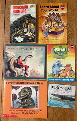 6 Dinosaur Bks PB Primary Home School/Teaching | eBay