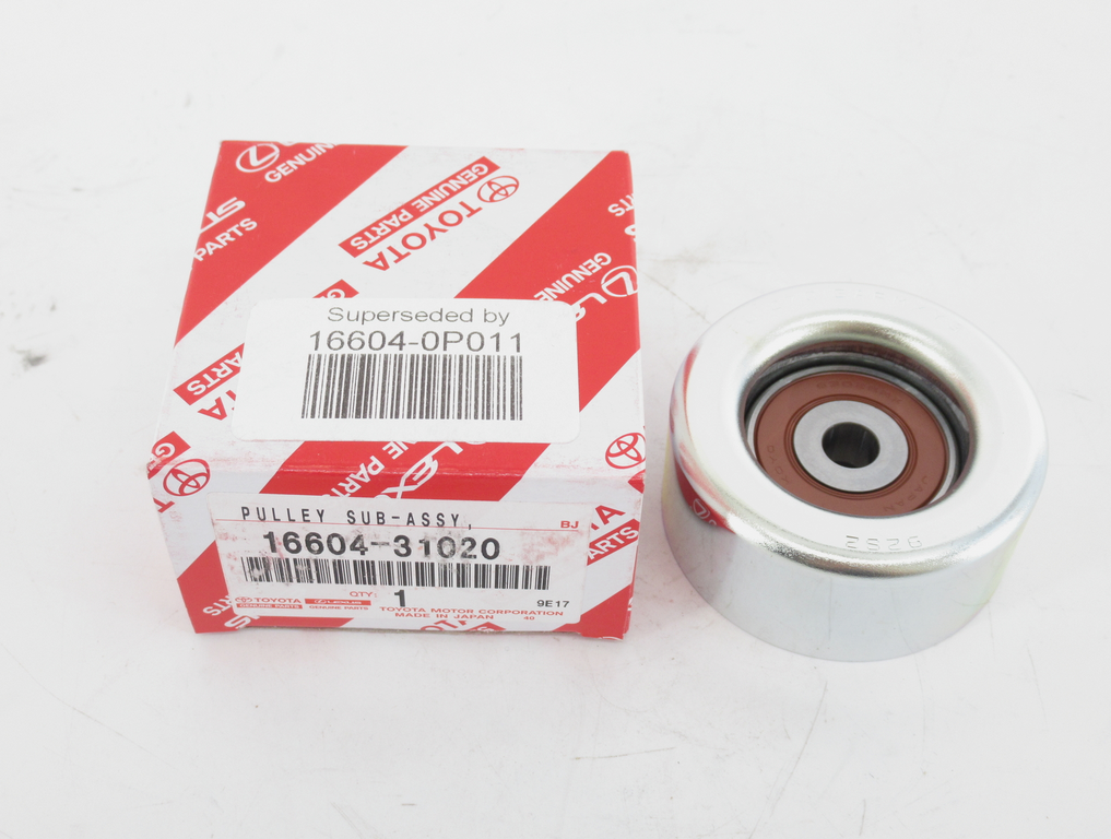Genuine OEM Toyota Lexus 16604-0P011 Serpentine Drive Belt Idler Pulley ...
